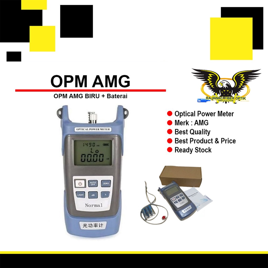 Jual OPM AMG / Optical Power Meter Cable Tester - Alat Pengukur Daya ...