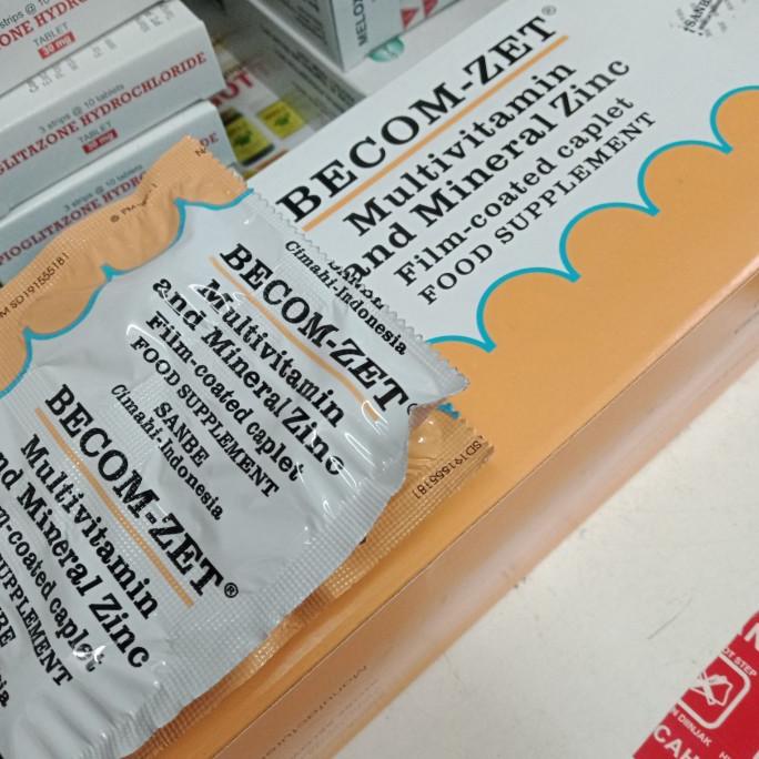 Jual Becomzet multivitamin Vit C 750mg & Zinc Box @100 tablet..exp 2022 ...