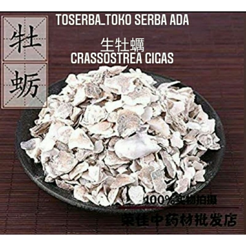 Jual 100gr Herbal Sheng Mu Li 生牡蠣/ Ostreidae / Concha Ostreae / Ostrea ...