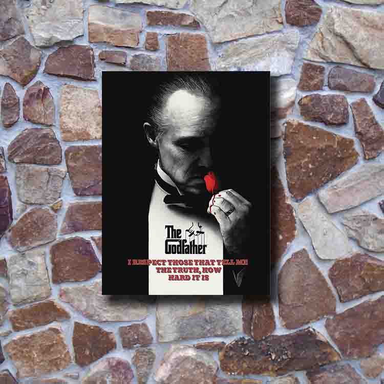 Jual The Godfather Quotes I RESPECT Poster - Dekorasi Kamar - Poster ...