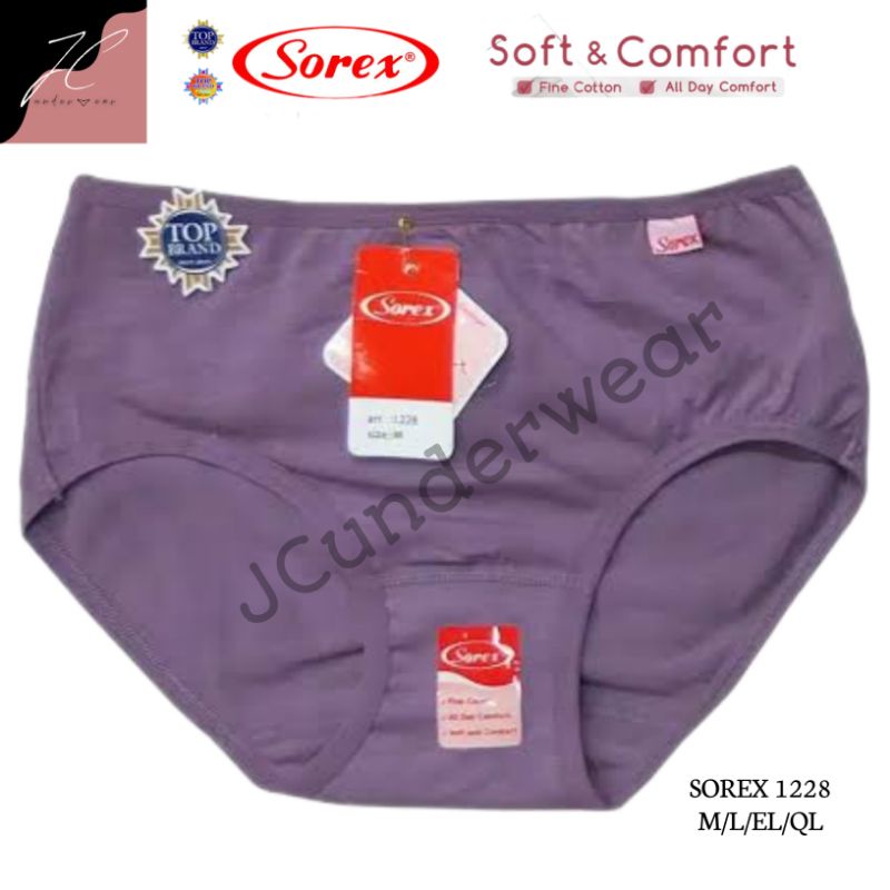 Jual (6pcs) SOREX 1228 SOFT & COMFORT ORIGINAL 100% CELANA DALAM WANITA DEWASA CELANA DALAM ...