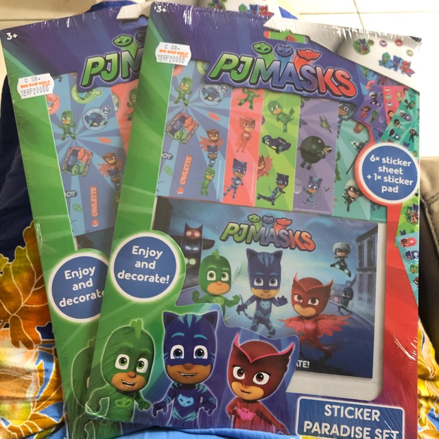 Jual STICKER SET PJ MASKS | Shopee Indonesia