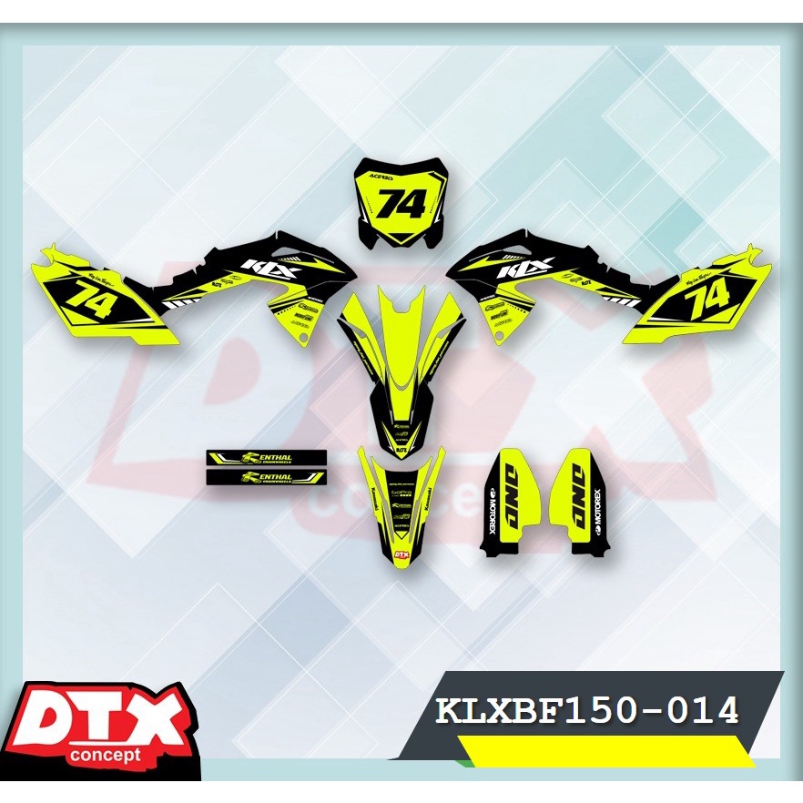 Jual Decal KLX BF decal KLX BF full body decal klx supermoto stiker ...