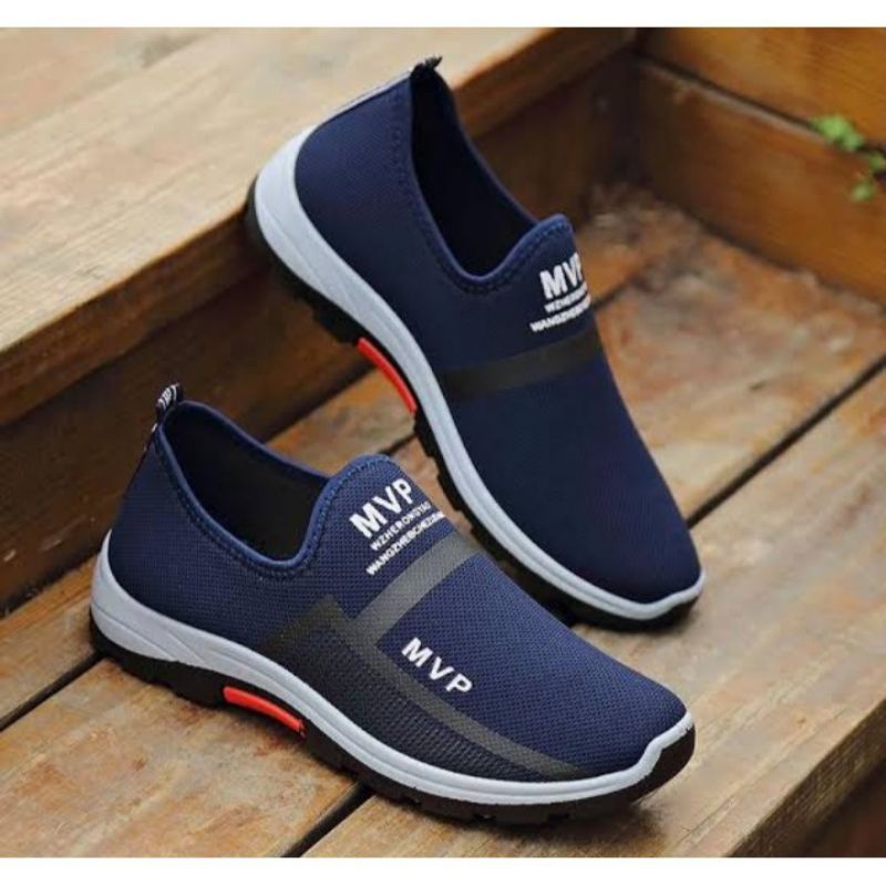 Jual Sepatu Pria Model Slip On Terkini Sepatu Casual MVP | Shopee Indonesia