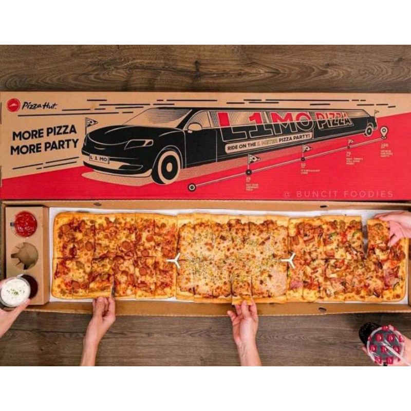 Jual BARU L1mo Pizza Hut 1 meter 6 TOPPING | Shopee Indonesia