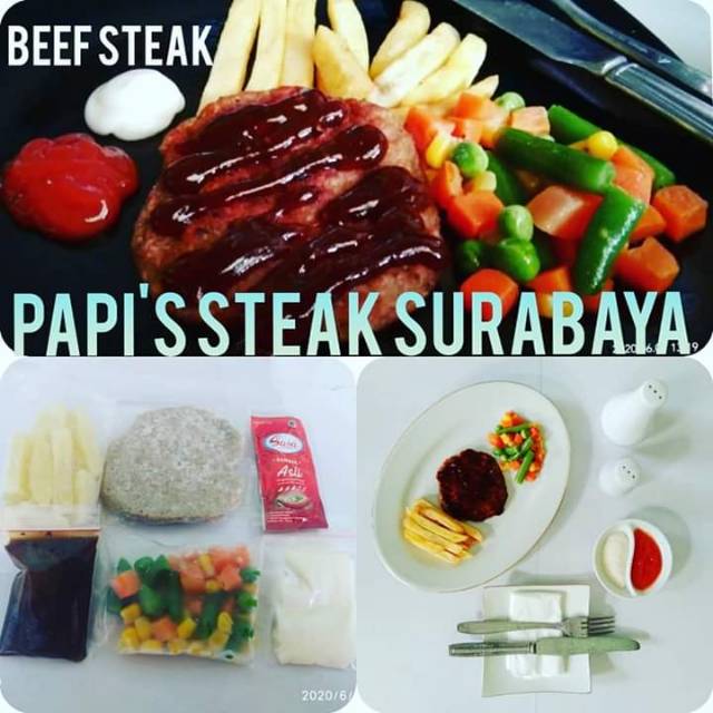 Jual BEEF STEAK FROZEN BY PAPI STEAK SURABAYA | Shopee Indonesia