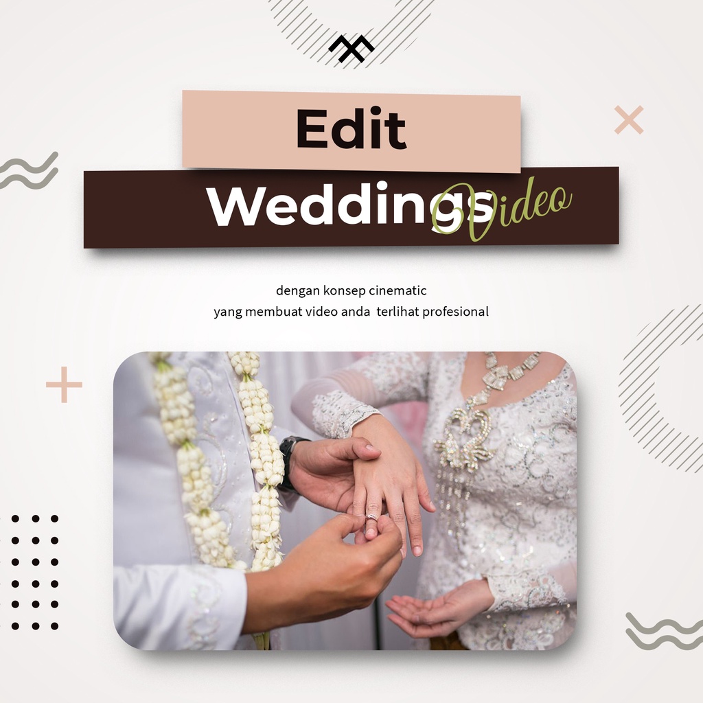 Jual Edit Video Cinematic | Wedding & Prewedding | Shopee Indonesia