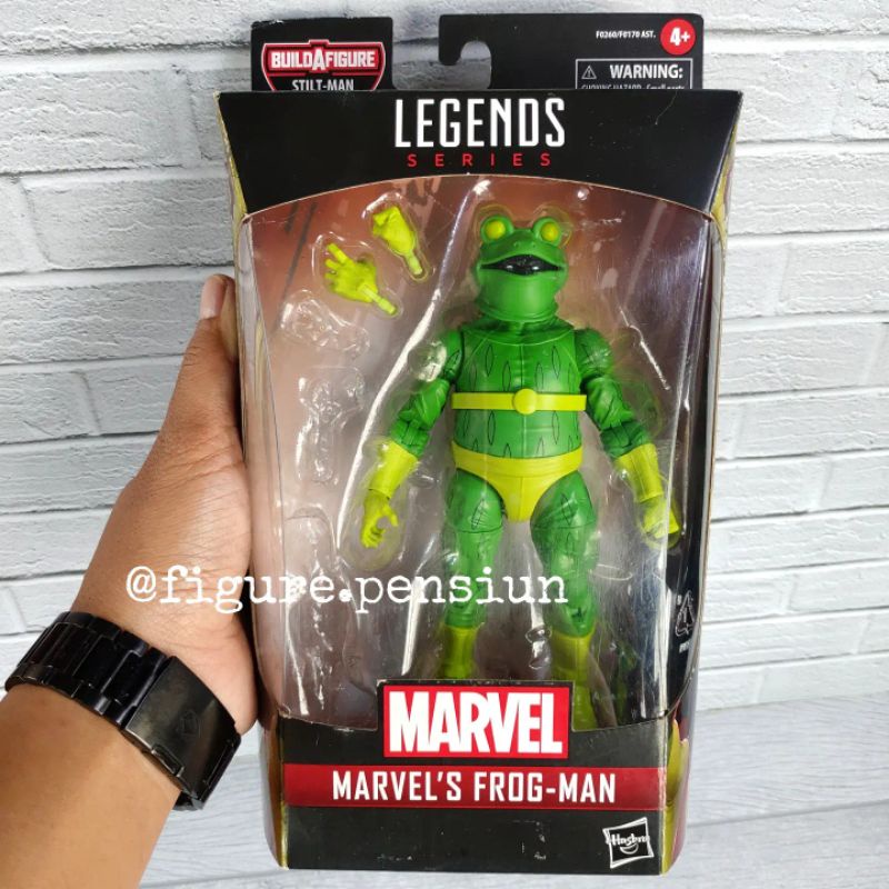Jual MARVEL LEGENDS FROG MAN STILT MAN FROGMAN SPIDERMAN SPIDER HASBRO ...