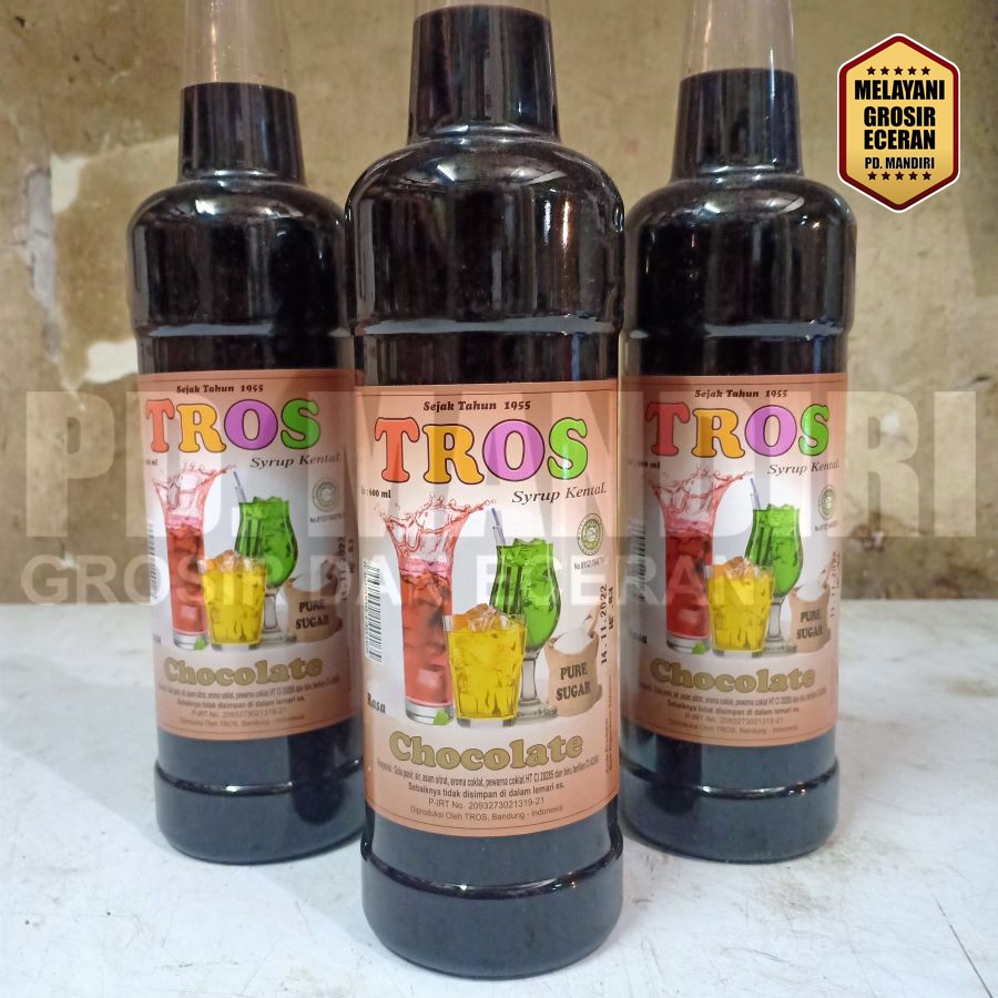 Jual TROS SIRUP RASA CHOCOLATE 600 ML | Shopee Indonesia