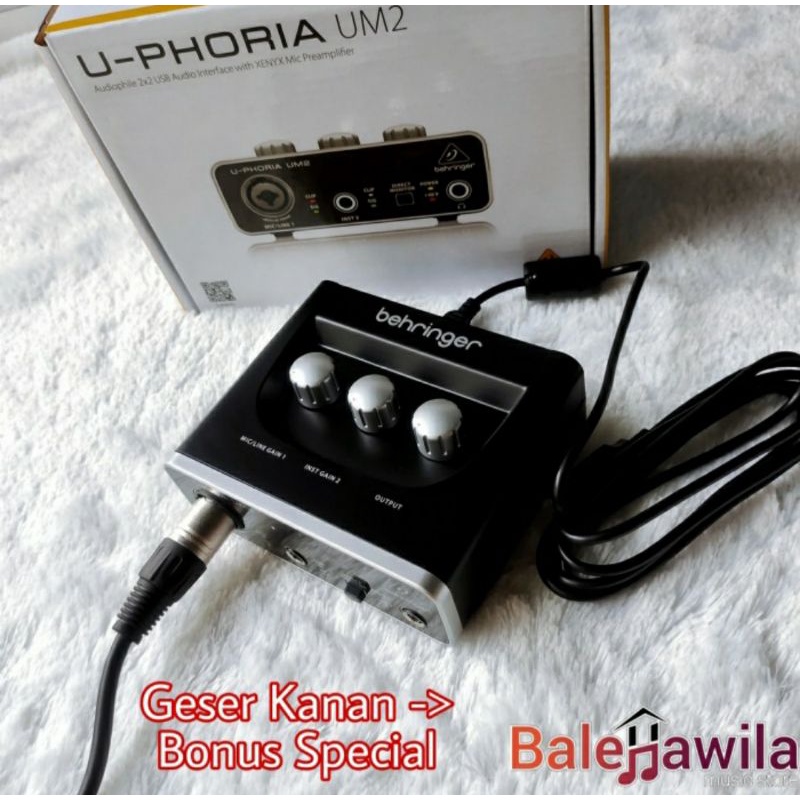 Jual Sound Card BEHRINGER UM 2 UM2 U-Phoria UPhoria 2x2 USB Audio ...