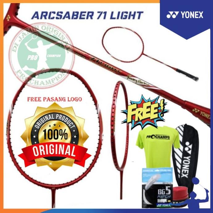 Jual YONEX ARCSABER 71 LIGHT RUDY HARTONO RAKET BADMINTON ORIGINAL DSF5415E | Shopee Indonesia