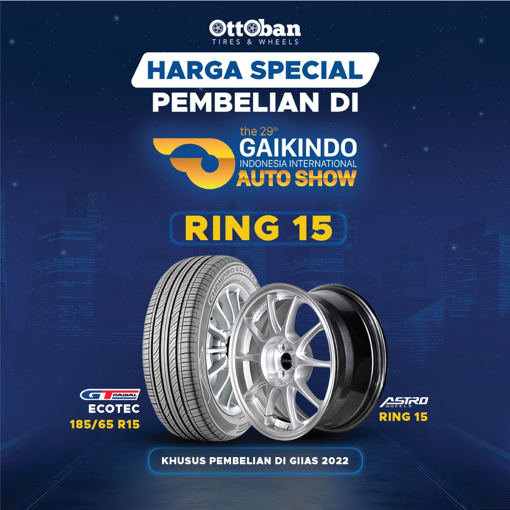 Jual Velg Astro Wheels + Ban Mobil [KHUSUS PEMBELIAN GIIAS] | Shopee ...
