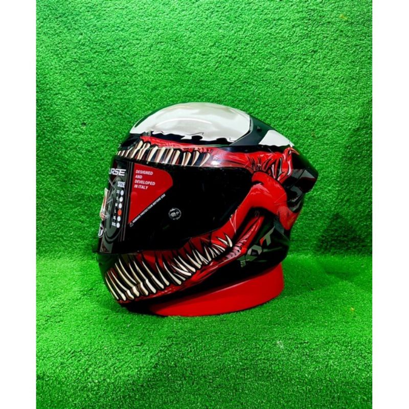 Jual KYT TT Course marvel venom limited edition | Shopee Indonesia