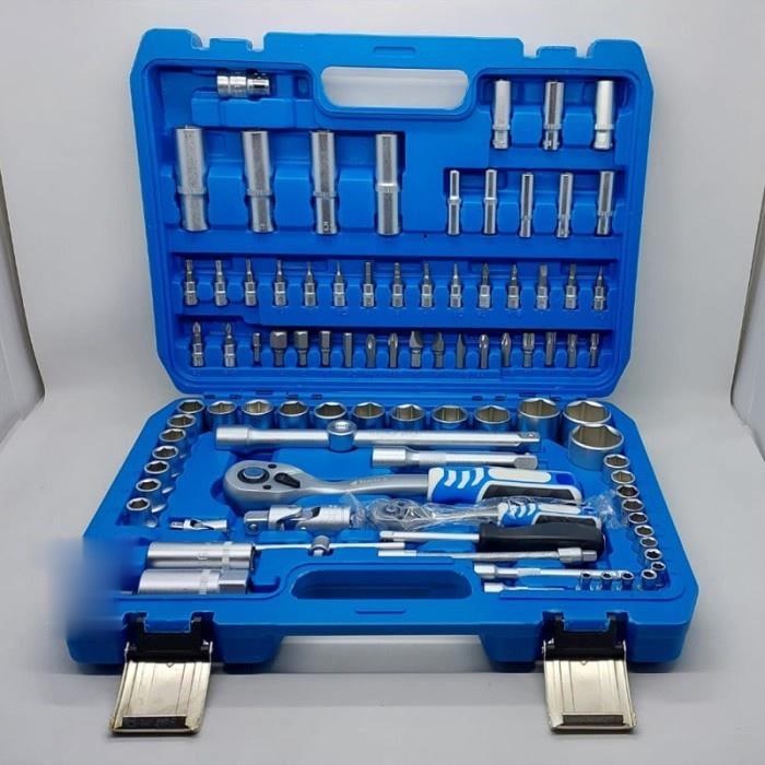 Jual Benz Kunci Sock Sok Set 94 pcs Socket Wrench 1/4 Inch Ratchet Shock BZ9894 | Shopee Indonesia