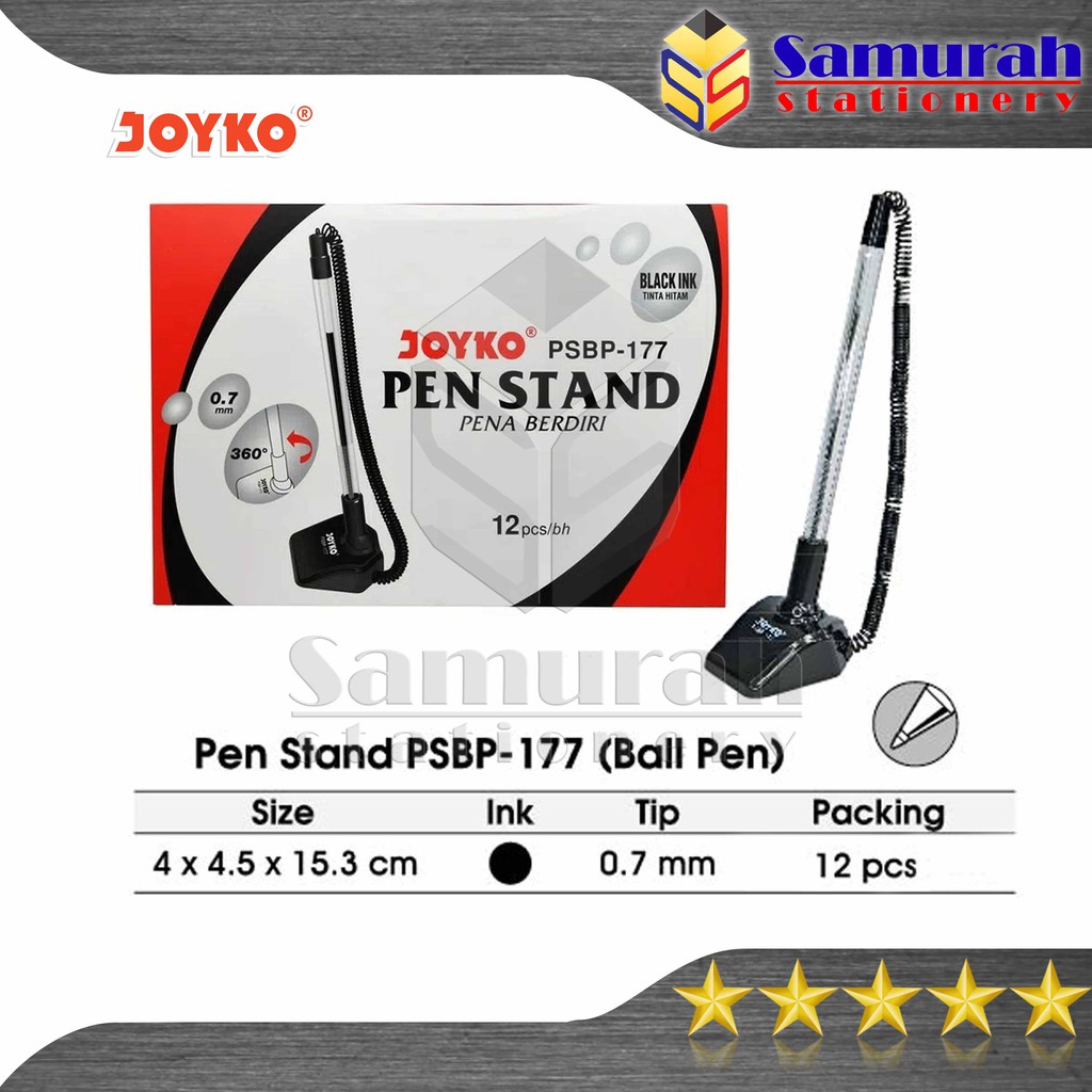 Jual Ball Pen Stand Joyko PSBP-177 / Pulpen Meja PSBP 177 0.7 mm ...