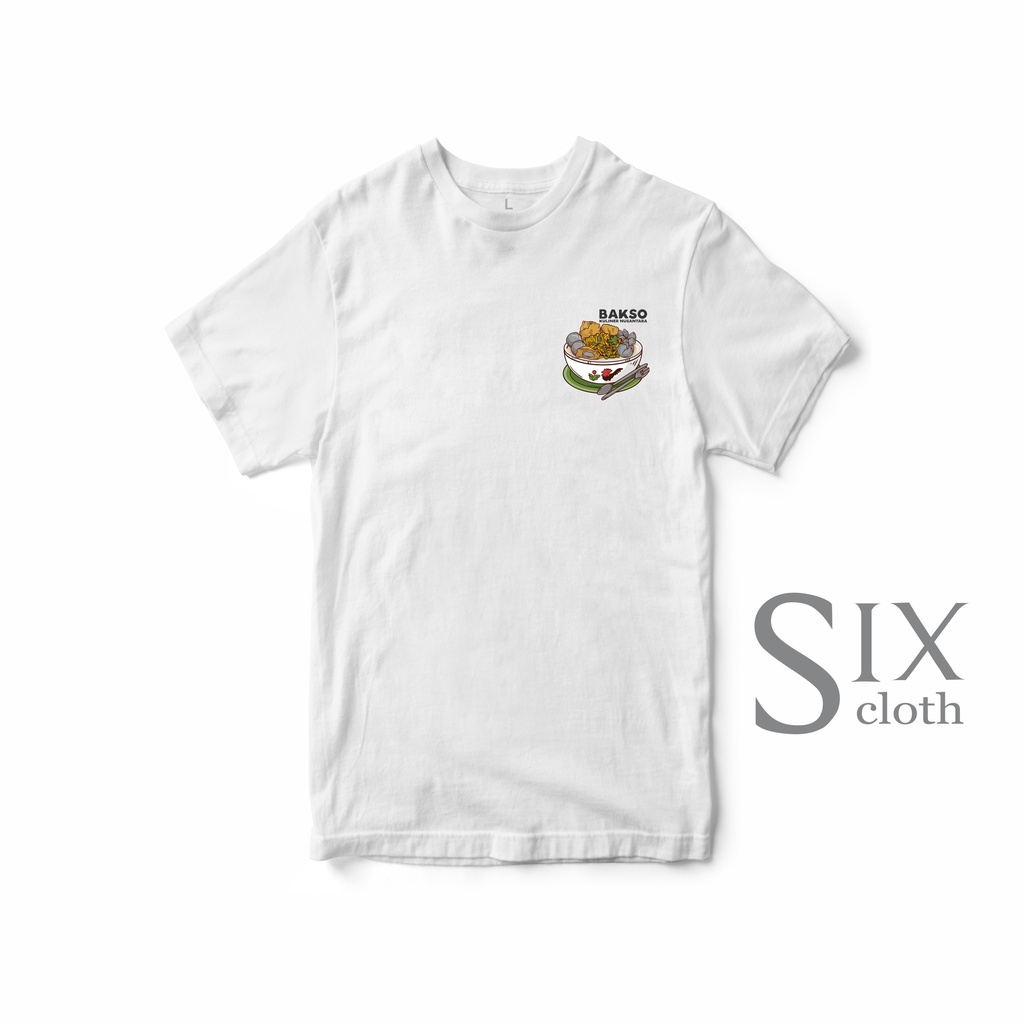 Jual Kaos Bakso - Tshirt Pria / Wanita Combed 30s Baju Distro - Kuliner ...