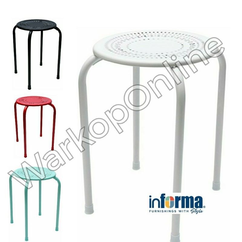 Jual Informa Stool Busa Neo Lounge Bangku Kursi besi Busa cafe bar ...