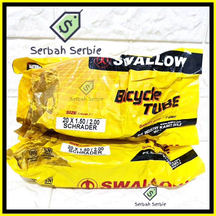 Jual BAN DALAM SEPEDA 20X1.50 20X2.00 SWALLOW 20 X 150 175 190 195 200 1.50 1.75 1.90 1.95 2.00 ...