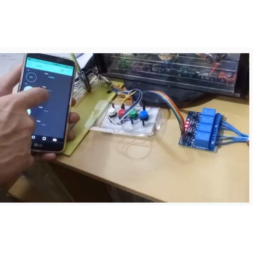 Jual Arduino Blynk Nodemcu SmartHome wifi with switch Control 4relay USB | Shopee Indonesia