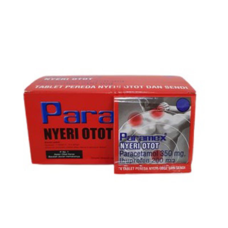 Jual Paramex Nyeri Otot 1 Box Isi 25 Strip @ 4 Tablet | Shopee Indonesia
