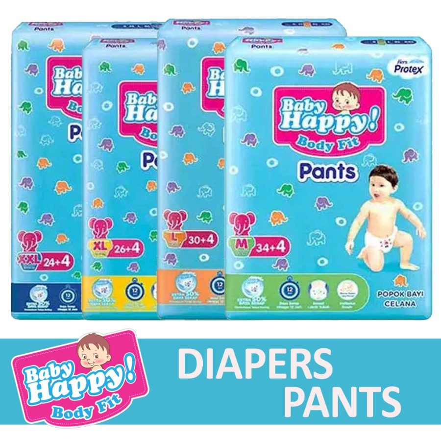 Jual POPOK BABY HAPPY DIAPERS TOKO BAI | Shopee Indonesia