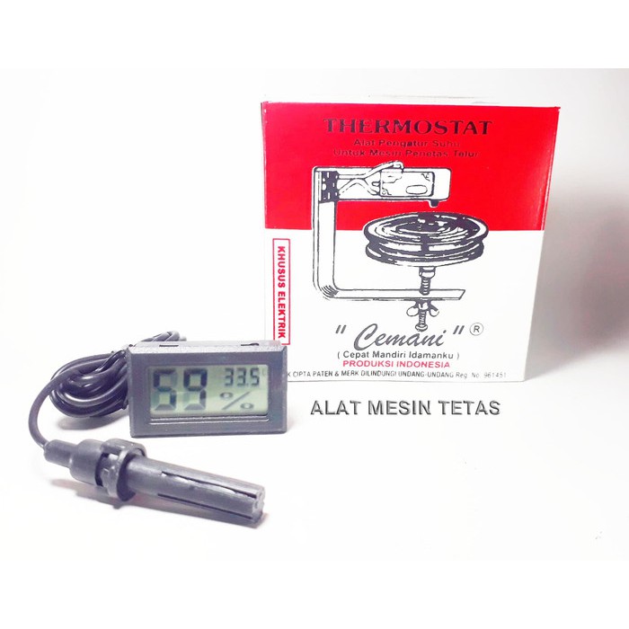 Jual Paket termostat merk cemani dan higometer digital sensor mesin ...