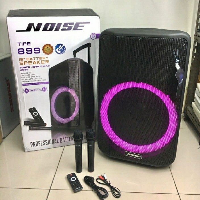 Jual Speaker Portable Wireless Noise 899 B New Original 15 inch ...
