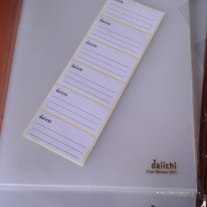 Jual 12 PC MAP L DAIICHI CLEAR SLEEVES 9001 A4 | Shopee Indonesia
