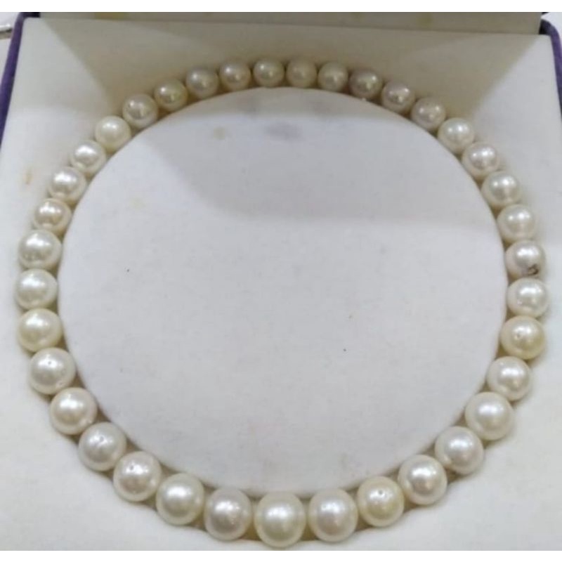 Jual KALUNG FULL MUTIARA LAUT ASLI WHITE BERSERTIFIKAT | Shopee Indonesia