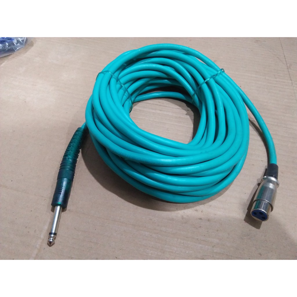 Jual Kabel/ cable/ cabel mic/ mik/ mike/ microphone/ mikrofon 10 meter ...