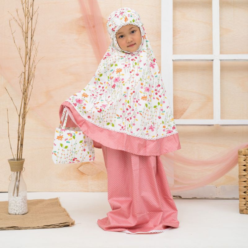 Jual Mukena Katun Jepang Premium Japan Design Cute Flower | Shopee ...