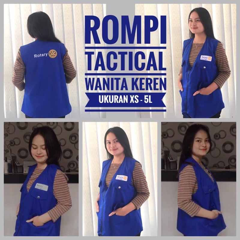 Jual Rompi Tactical Custom Saku dan Logo | Rompi Seragam | Rompi Saku ...