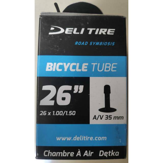 Jual Ban Dalam Sepeda Deli Tire 26 x 1.00/1.50 AV | Shopee Indonesia