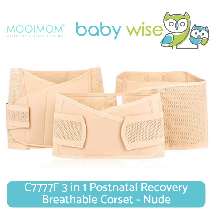 Jual Mooimom 3 in 1 Postnatal Recovery Breathable Corset - Korset ...