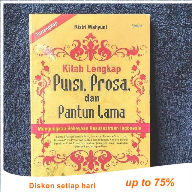 Jual Buku rekomendasi - Kitab Lengkap Puisi, Prosa, dan Pantun Lama | Shopee Indonesia