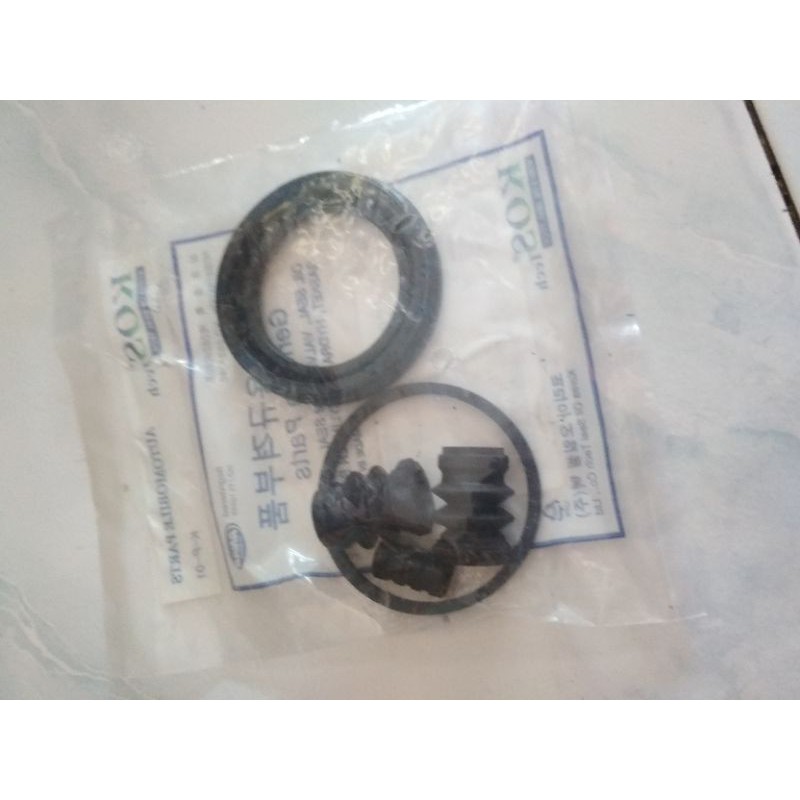 Jual seal sil kit kaliper caliper piston rem depan hyundai atoz accent kia visto | Shopee Indonesia
