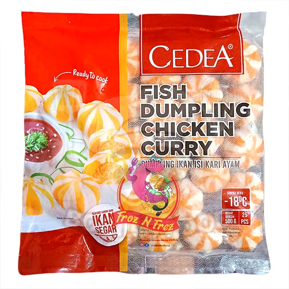 Jual CEDEA Dumpling Isi Kari Ayam 500 Gram (25 Pcs) | Shopee Indonesia
