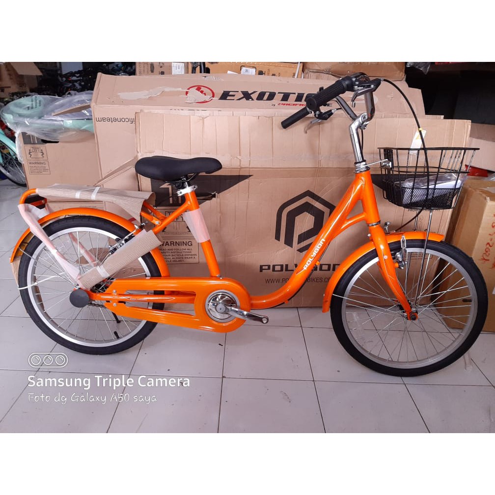 Jual Sepeda CITY BIKE / CTB / Sepeda Perempuan 20 INCH POLYGON COASTAL ...
