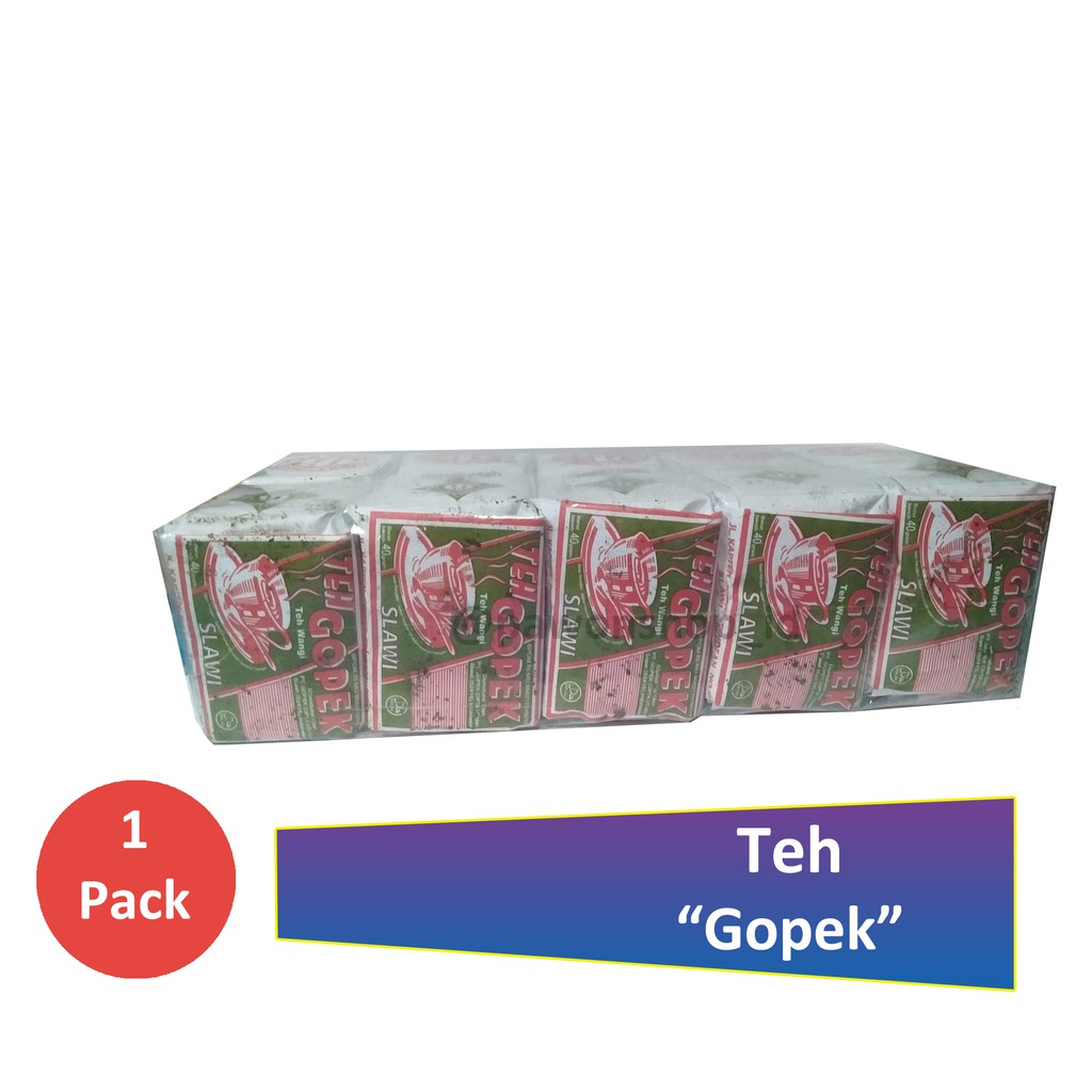 Jual Teh Gopek 1 Slop isi 10 Bungkus X 40gr | Shopee Indonesia
