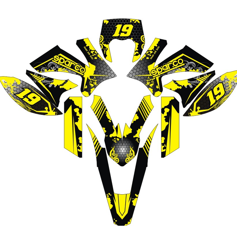 Jual Sticker Decal All Viar Cross X 150 Viar Cross X 200 ES Viar Cross ...