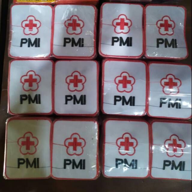 Jual Bordir badge PMI(bijian) | Shopee Indonesia