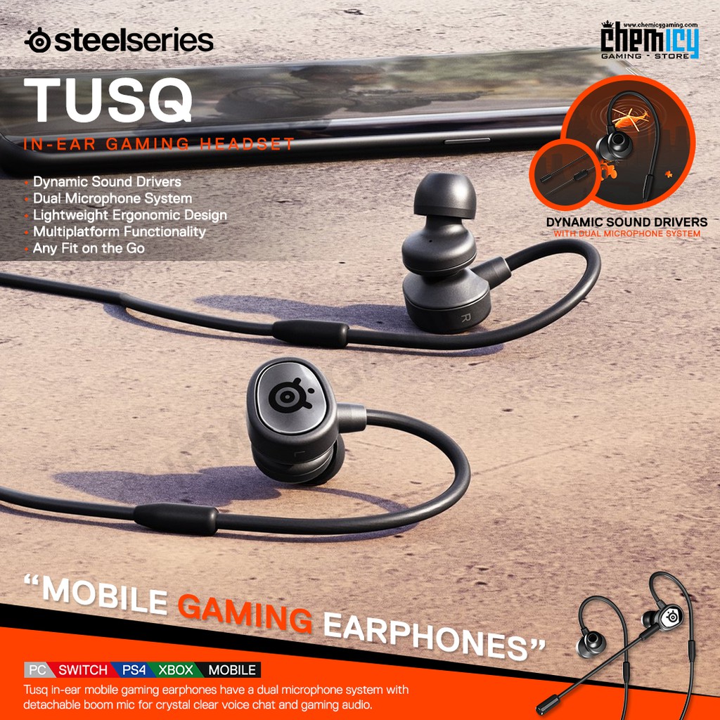 Jual Steelseries Tusq In-ear Mobile Gaming Headset | Shopee Indonesia