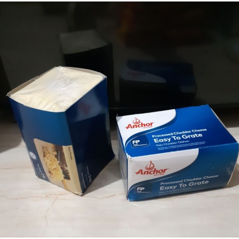 Jual Anchor Cheddar Cheese 1kg | Shopee Indonesia