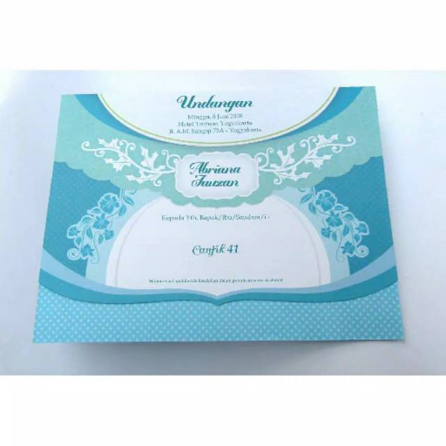 Jual Undangan model cantik 41. /200 pcs | Shopee Indonesia