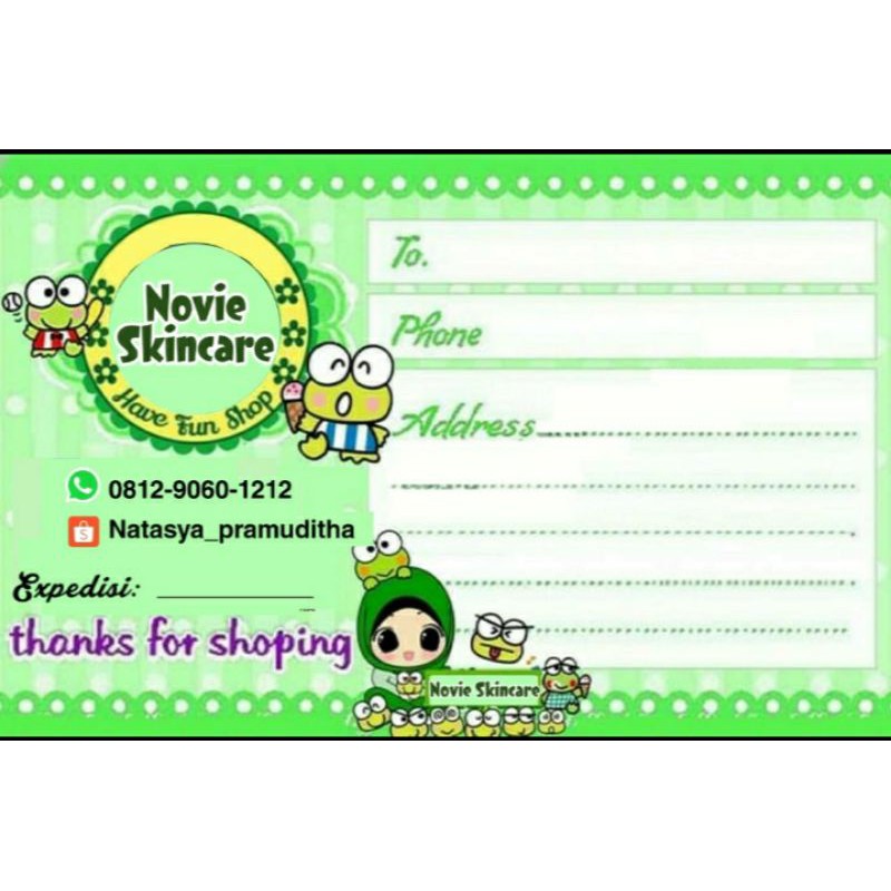 Jual STICKER OLSHOP(LANGSUNG NEMPEL) | Shopee Indonesia