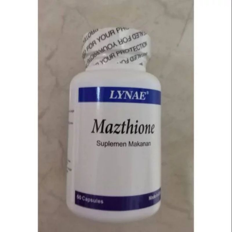 Jual Suplemen pemutih kulit badan mazthione original Lynae mazta farma BPOM resmi | Shopee Indonesia