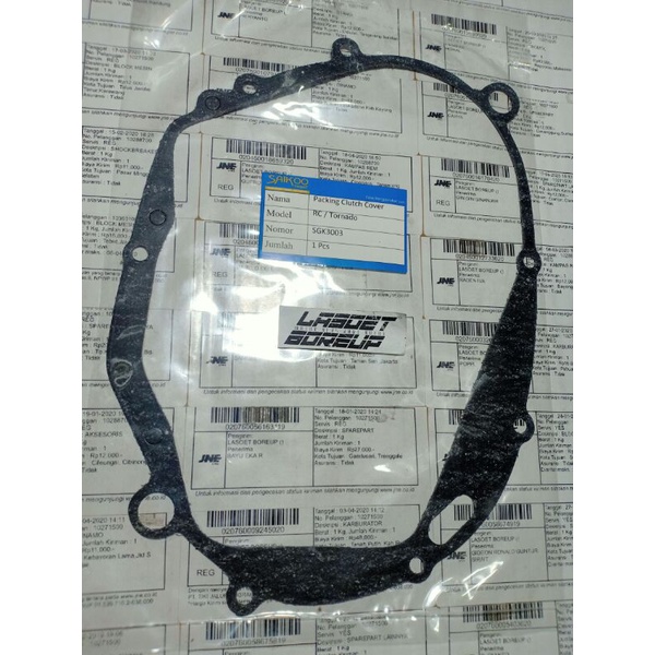 Jual PAKING PACKING GASKET BLOK BAK KOPLING KANAN SUZUKI - RC80 - RC100 - RC110 -TORNADO ...