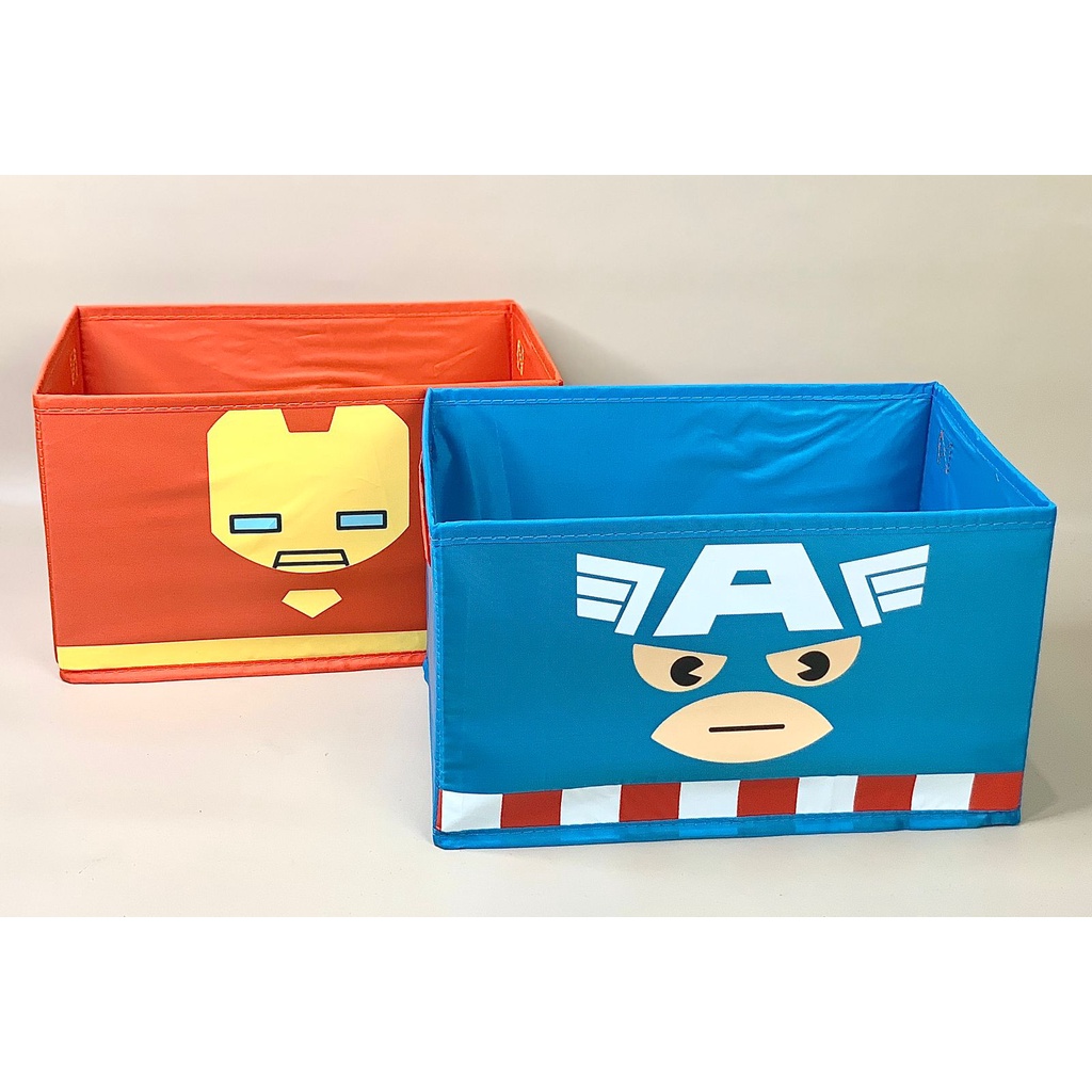 Jual Miniso x Marvel Iron Man Captain America Box Serbaguna ...