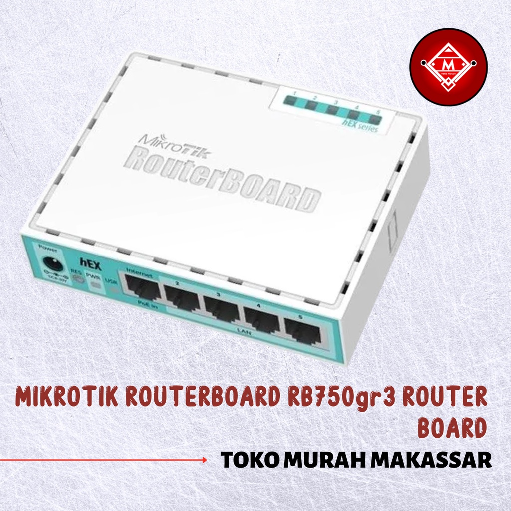 Jual MIKROTIK ROUTERBOARD RB750gr3 ROUTER BOARD HEX 880Mhz / MIK05-LTE ...