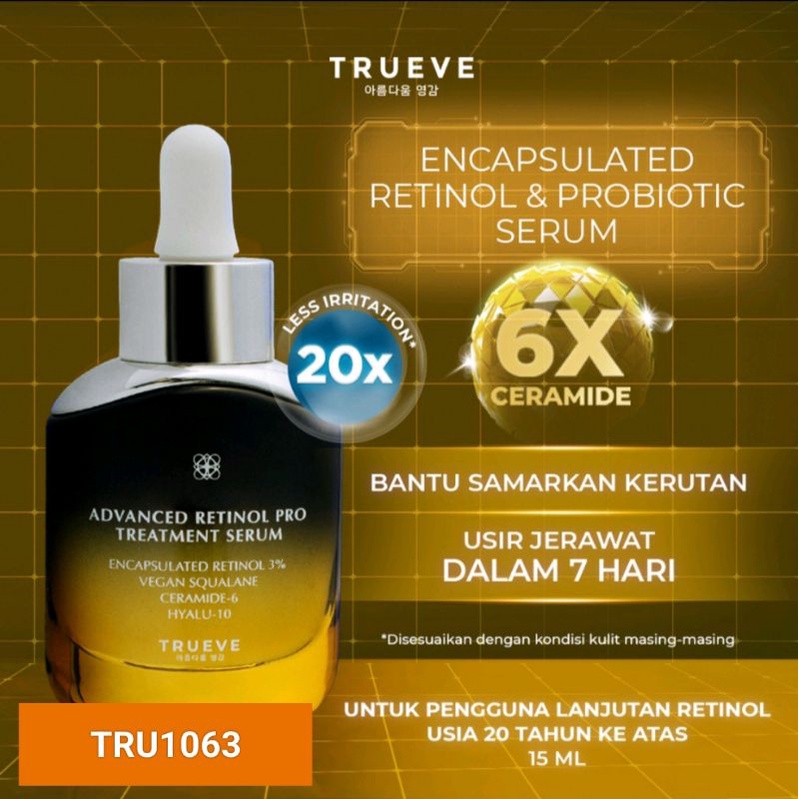 Jual TRUEVE Encapsulated Retinol Serum 15ml (Advanced retinol pro ...